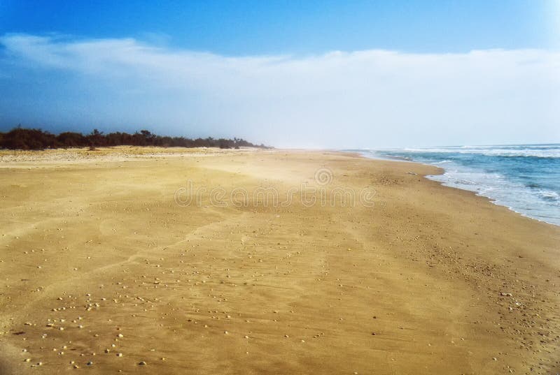 Idyllisk Strand I Dakar, Senegal Fotografering för Bildbyråer - Bild av ...