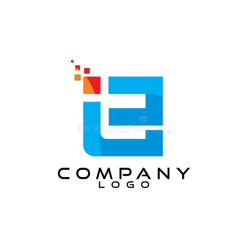 Ie, Ei Letter Tech, Ict and it Logo Design Vector Stock Vector ...