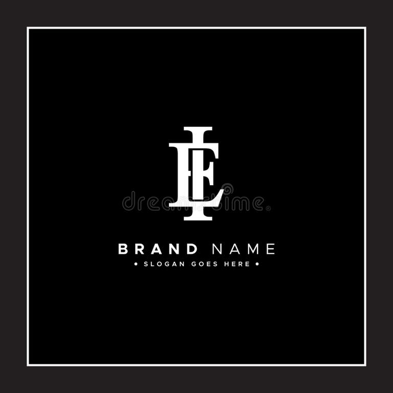 IE or EI Vector Logo Template - Simple Icon for Initial Letter I and E ...