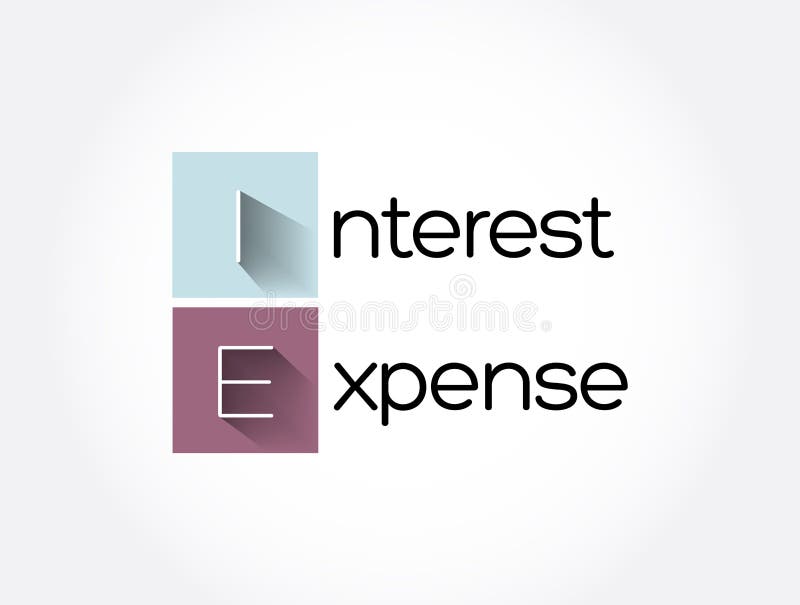 IE - Interest Expense Acronym, Business Concept Background Stock ...