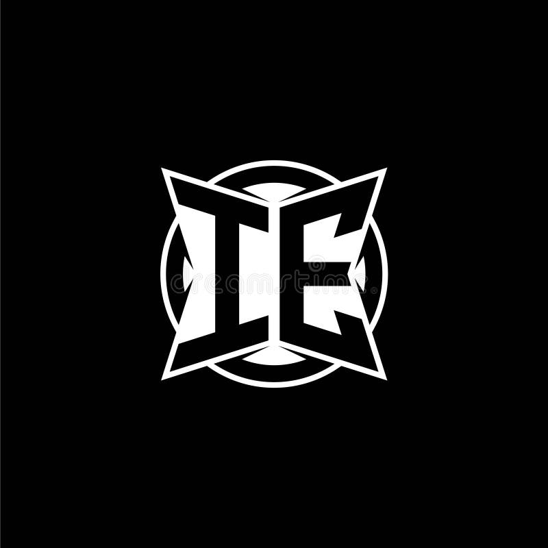 IE Logo Monogram Design Template Stock Vector - Illustration of logo ...