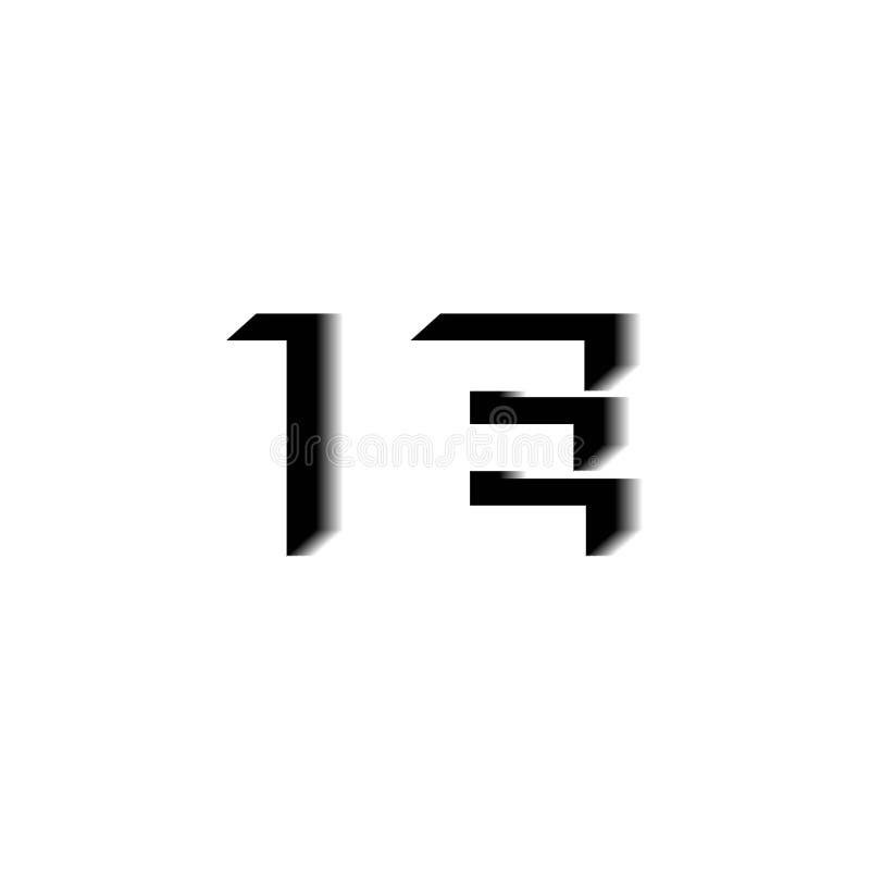 IE Monogram Shadow Shape Style Stock Vector - Illustration of lettering ...