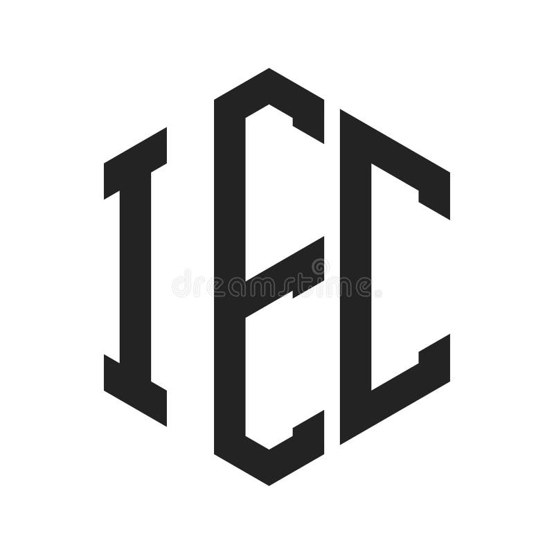 IEC Logo Design. Initial Letter IEC Monogram Logo Using Hexagon Shape ...