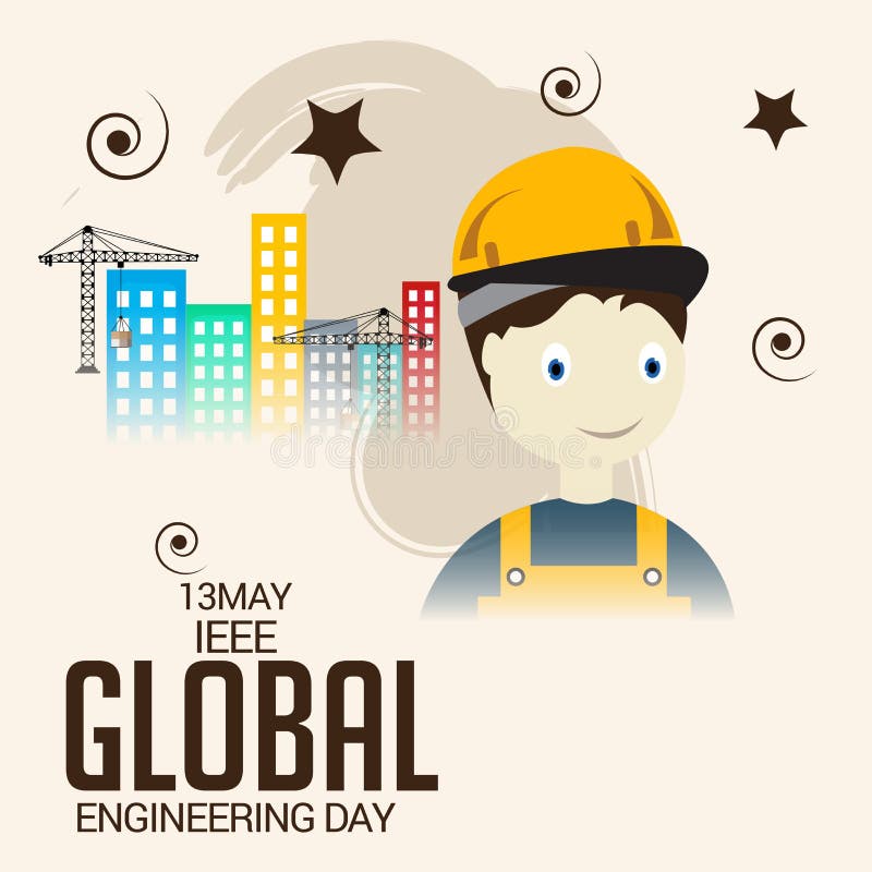 Ieee Global Engineering Day. Stock Illustration - Illustration of ...