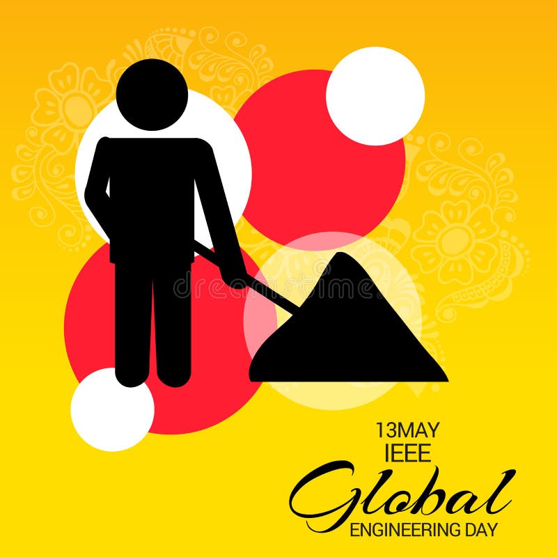 Ieee Global Engineering Day. Stock Illustration - Illustration of ...