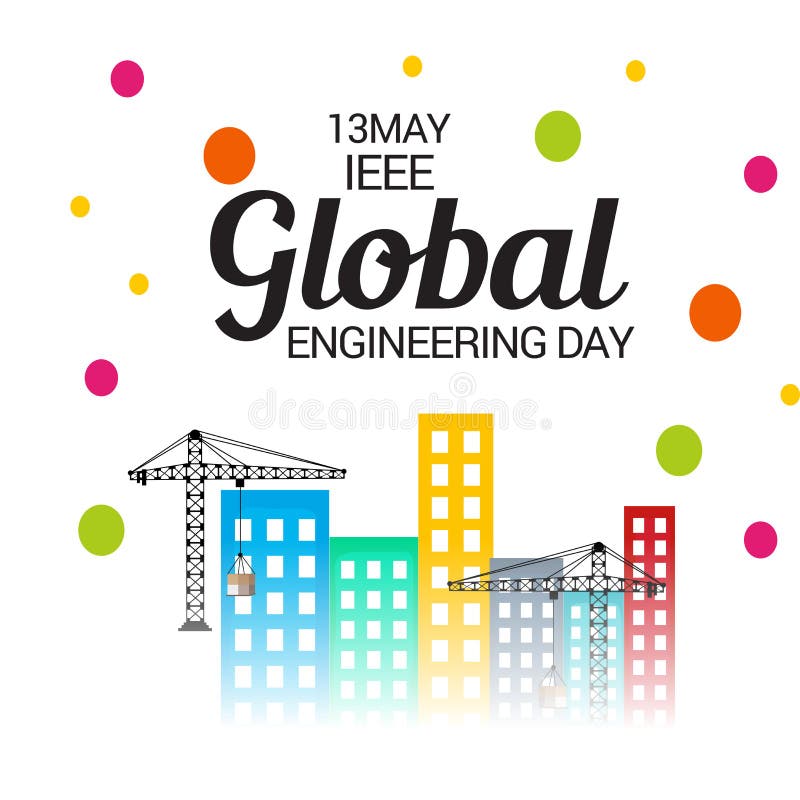 Ieee Global Engineering Day. Stock Illustration - Illustration of kids ...