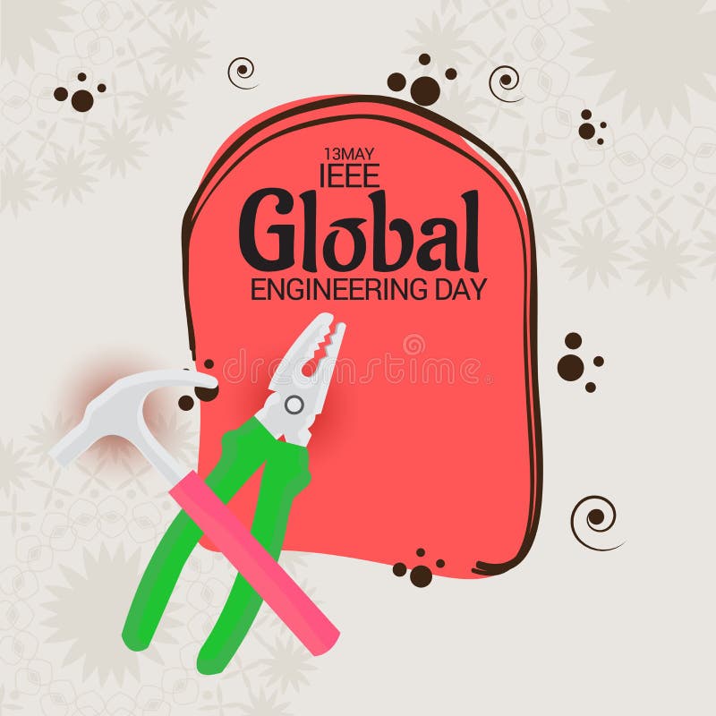 Ieee Global Engineering Day. Stock Illustration - Illustration of space ...