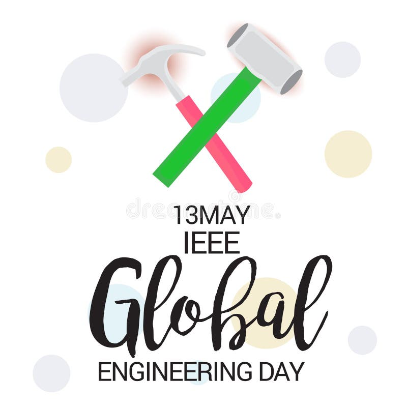 Ieee Global Engineering Day. Stock Illustration - Illustration of ...
