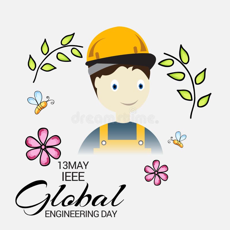 Ieee Global Engineering Day. Stock Illustration - Illustration of ...