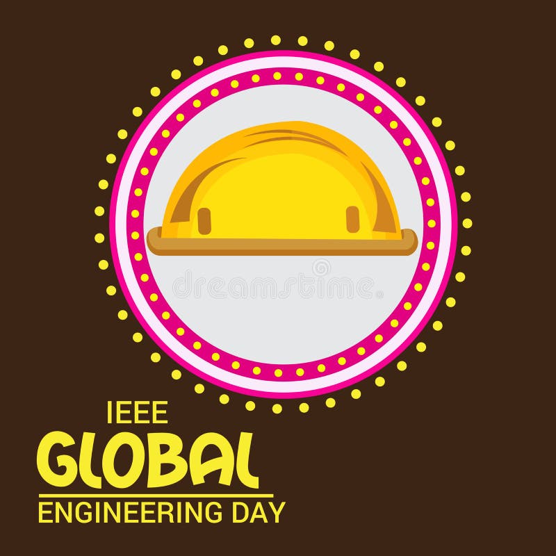Ieee Global Engineering Day. Stock Illustration - Illustration of ...