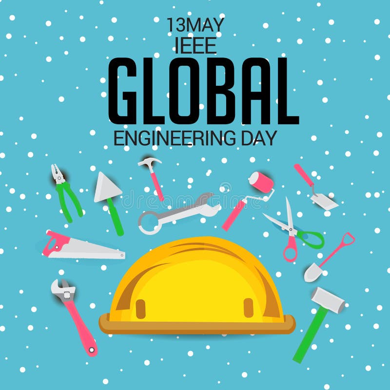 Ieee Global Engineering Day. Stock Illustration - Illustration of ...