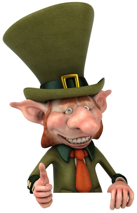 Kabouter Ongeveer Om Zijn Hoed Te Tippen Stock Illustratie ...