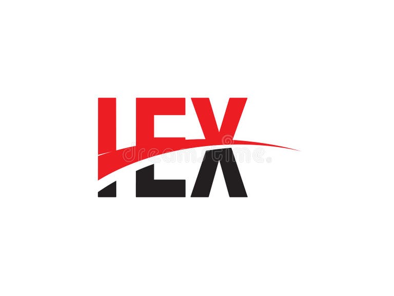 IEX Letter Initial Logo Design Vector Illustration Stock Vector ...
