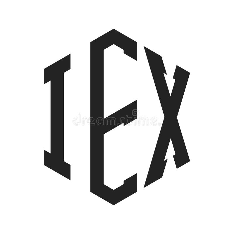 IEX Logo Design. Initial Letter IEX Monogram Logo Using Hexagon Shape ...