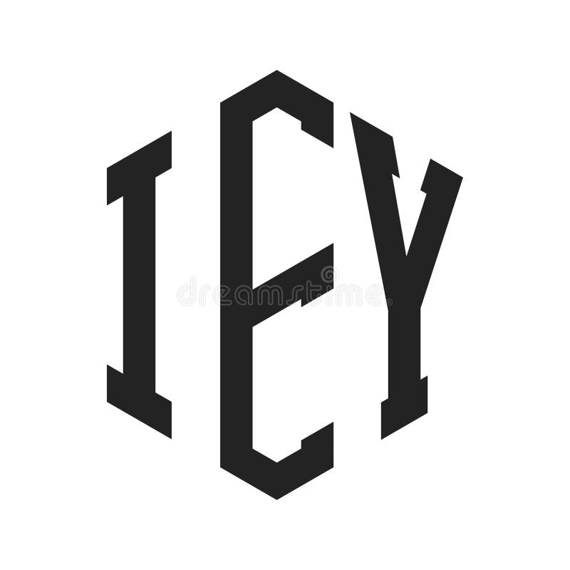 IEY Logo Design. Initial Letter IEY Monogram Logo Using Hexagon Shape ...