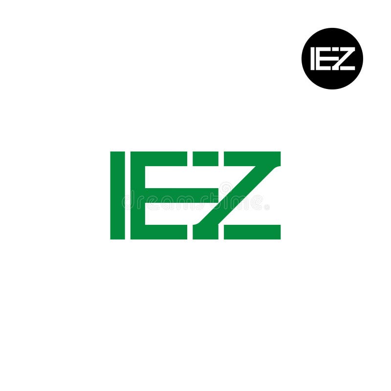 Iez Monogram Stock Illustrations – 12 Iez Monogram Stock Illustrations ...