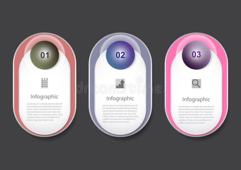 Business Infographic Data Process Design Template Stock Vector ...