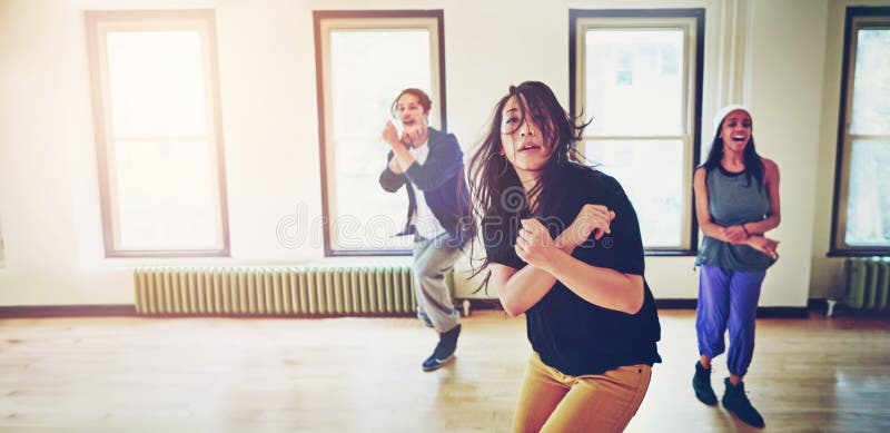 If Life is the Question, Dance is the Answer. Shot of a Group of Young ...