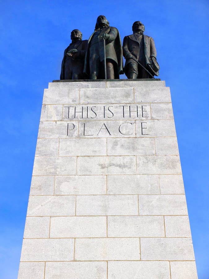 This If the Place Monument in Utah Editorial Image - Image of mormon ...