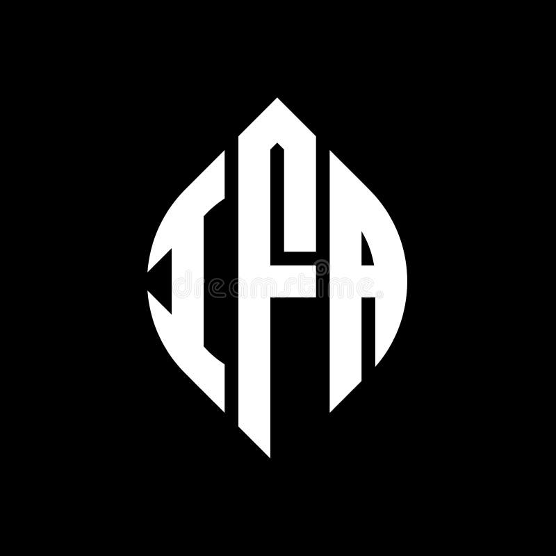 IFA Circle Letter Logo Design with Circle and Ellipse Shape. IFA ...