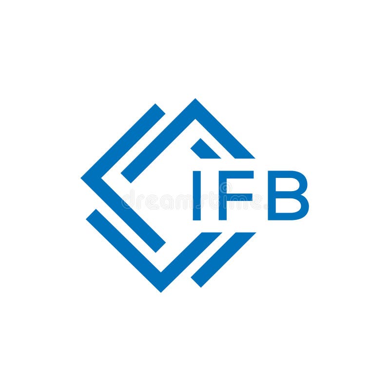IFB Letter Logo Design on White Background. IFB Creative Circle Letter ...