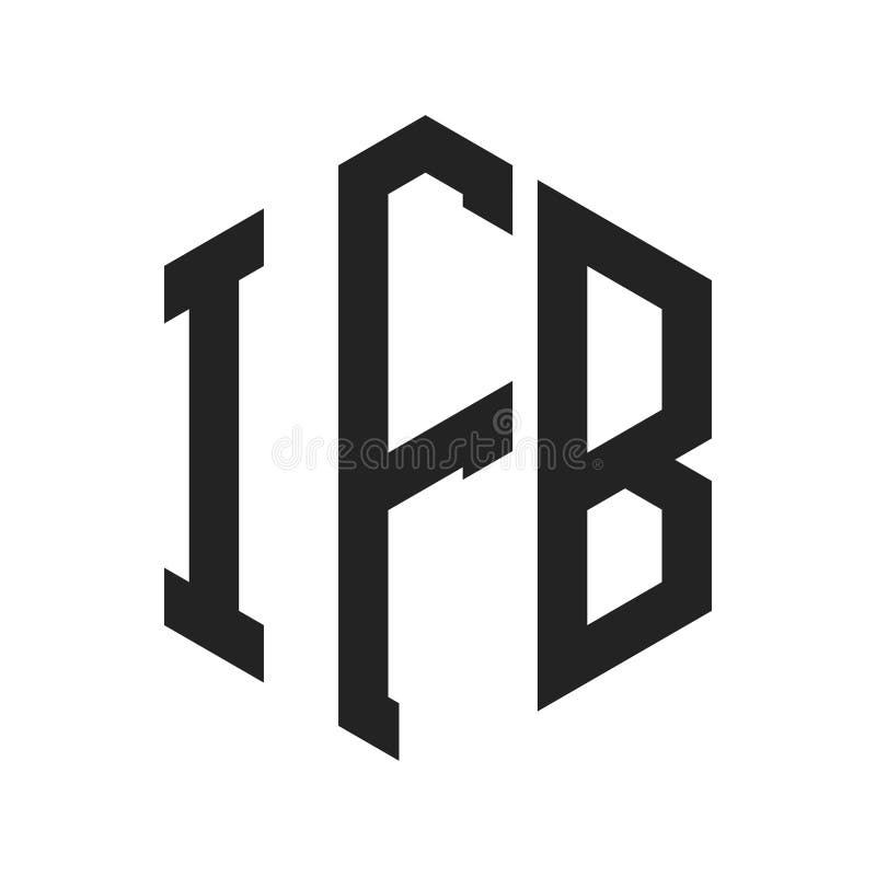 IFB Logo Design. Initial Letter IFB Monogram Logo Using Hexagon Shape ...