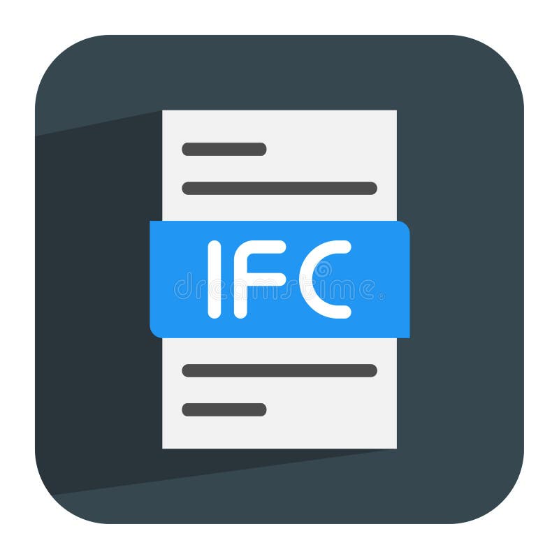 Ifc Document Flat Icon. Creative File Icon Selection for Design Needs ...