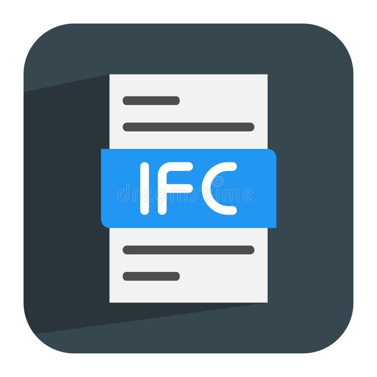 Ifc Document Flat Icon. Creative File Icon Selection for Design Needs ...