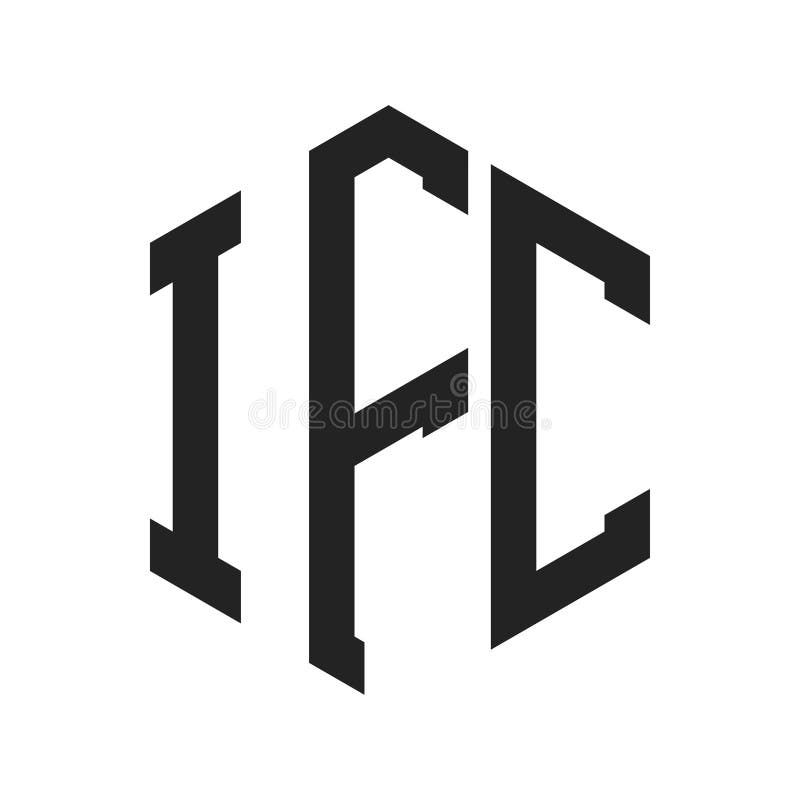 IFC Logo Design. Initial Letter IFC Monogram Logo Using Hexagon Shape ...