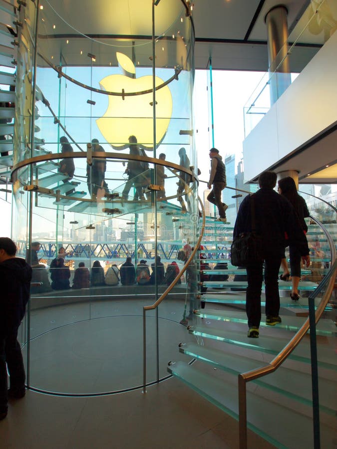 IFC Mall: Apple Store editorial photo. Image of architecture - 22588036