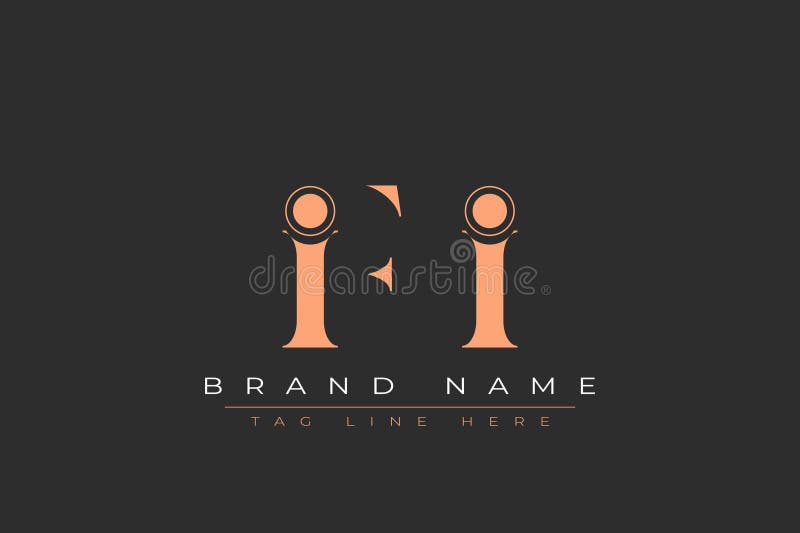 IFI Abstract Letter Logo Design Stock Vector - Illustration of alphabet ...