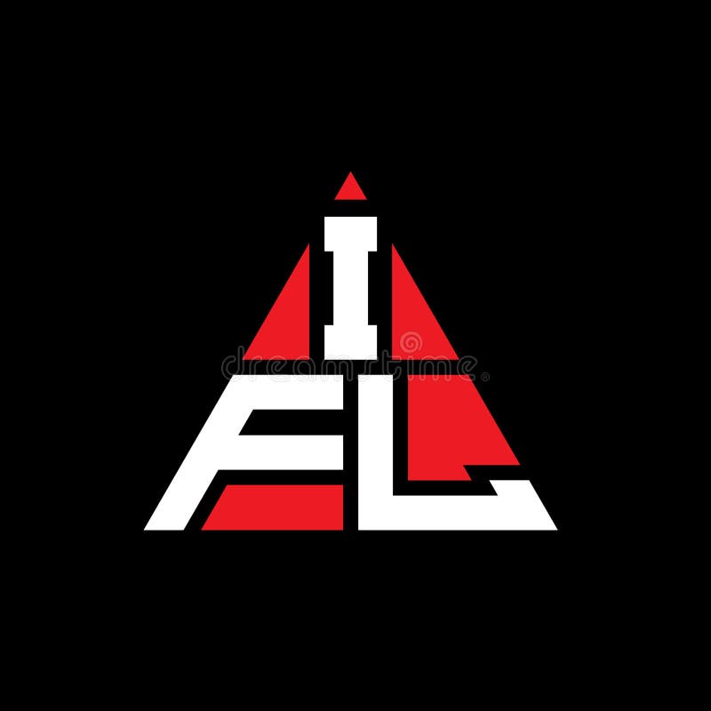 IFL Triangle Letter Logo Design with Triangle Shape. IFL Triangle Logo ...