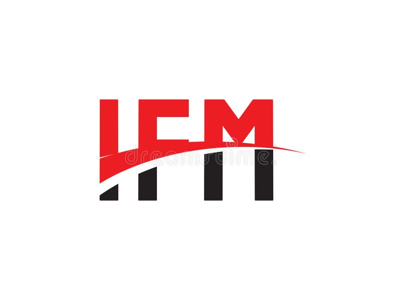 IFM Letter Initial Logo Design Vector Illustration Stock Vector ...