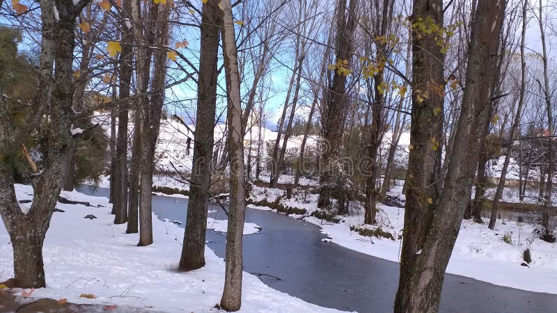 Beautiful lac in ifrane stock image. Image of mountain - 164209553