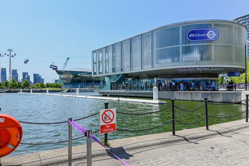 IFS Cloud Royal Docks, London Editorial Photography - Image of london ...