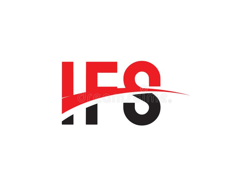 IFS Letter Initial Logo Design Vector Illustration Stock Vector ...