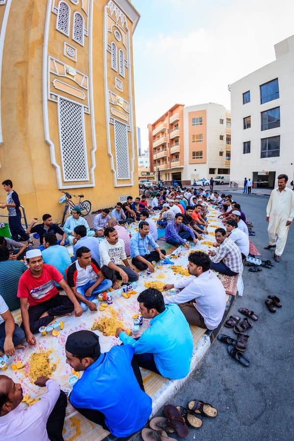 Iftar in Dubai editorial stock image. Image of united - 73426909