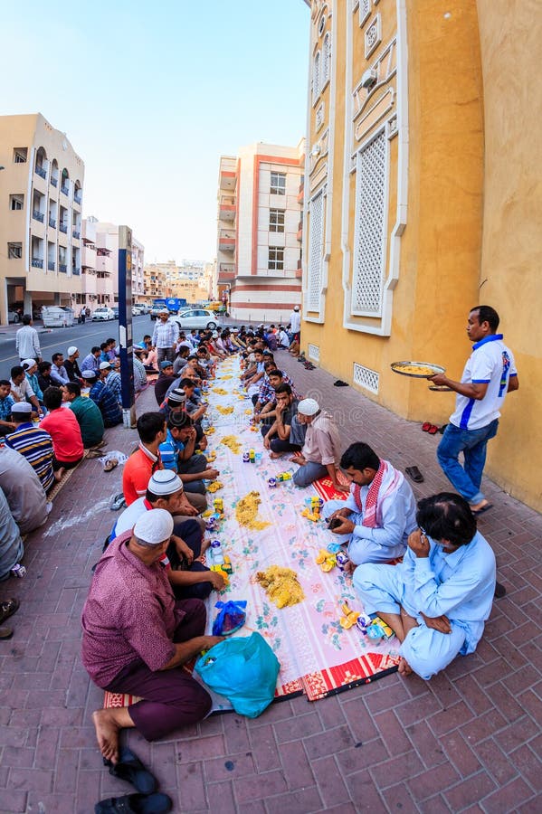 Iftar in Dubai editorial image. Image of meal, city, tradition - 73556590