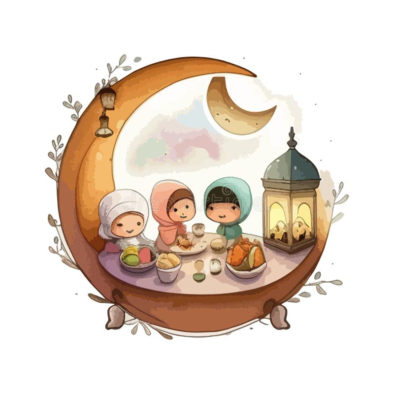 Iftar Sticker Stock Illustrations – 314 Iftar Sticker Stock ...