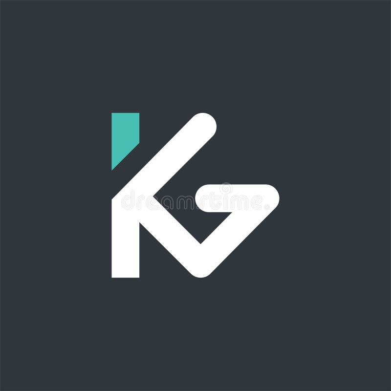 IG or KG Letter Logo Icon Vector Concept Design Template Stock Vector ...