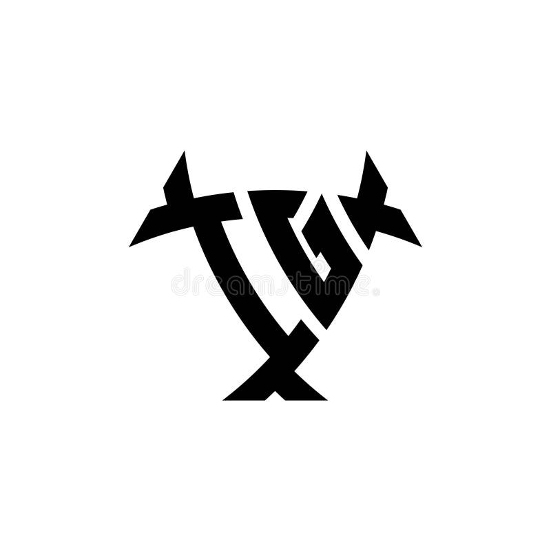 IG Logo Monogram Triangle Shield Style Stock Vector - Illustration of ...