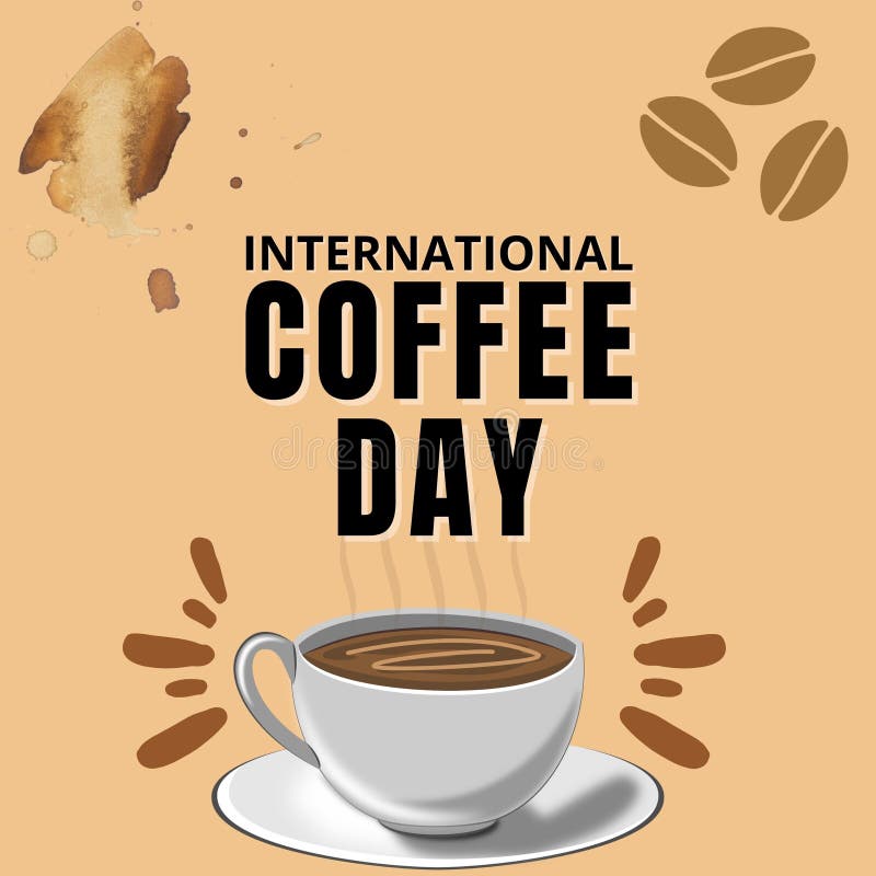 Social Media Content for Celebrate International Coffee Day Stock ...