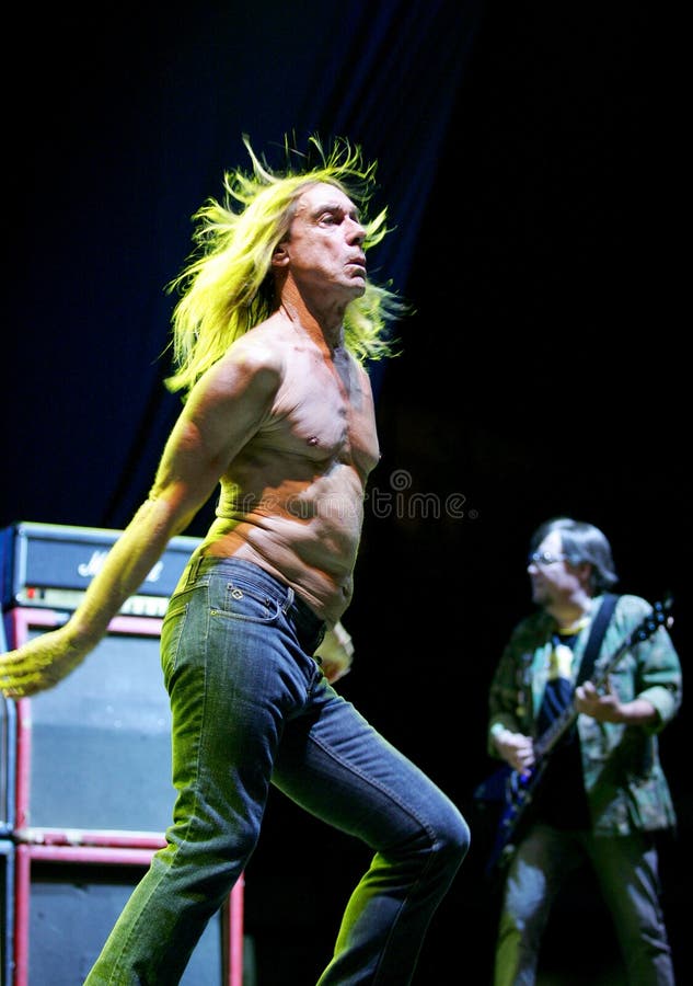Iggy pop concert editorial image. Image of male, cool - 6322255