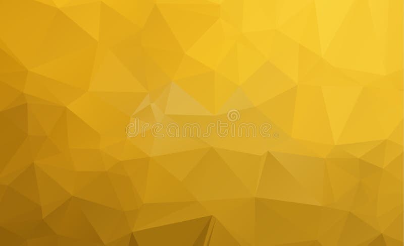 Ight Yellow Vector Pattern. Triangular Template. Geometric Sample ...
