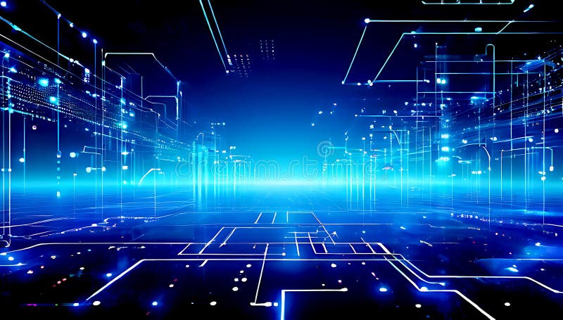 Igital Technology, Internet Network Connection ,modern Computer Surfing ...