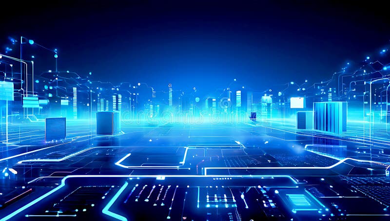 Igital Technology, Internet Network Connection ,modern Computer Surfing ...