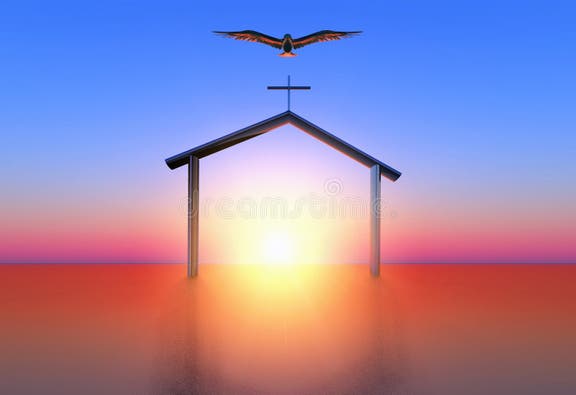 Iglesia stock de ilustración. Ilustración de dios, iglesia - 19354336