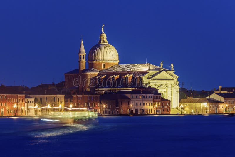 Iglesia De IL Redentore En Venecia Foto de archivo - Imagen de columna ...
