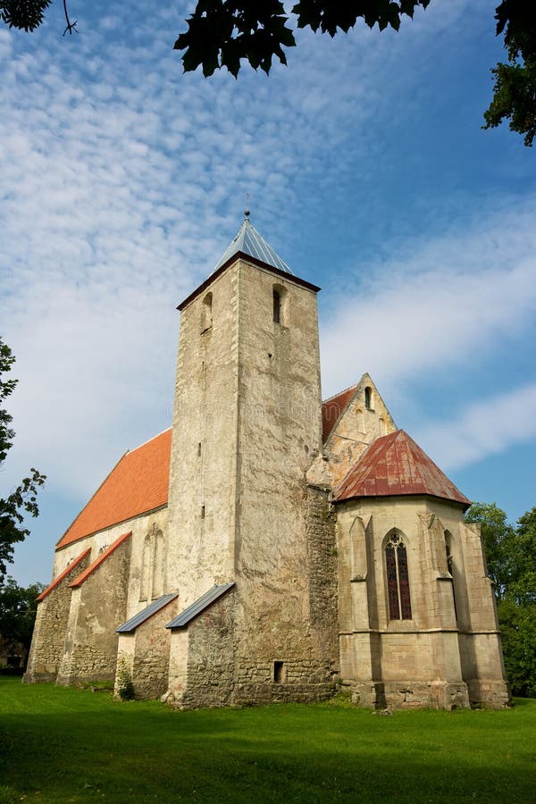 Iglesia De Valjala, Saaremaa, Estonia Foto de archivo - Imagen de ...
