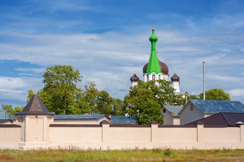 Iglesia De Vasknarva. Estonia Imagen de archivo - Imagen de antiguo ...